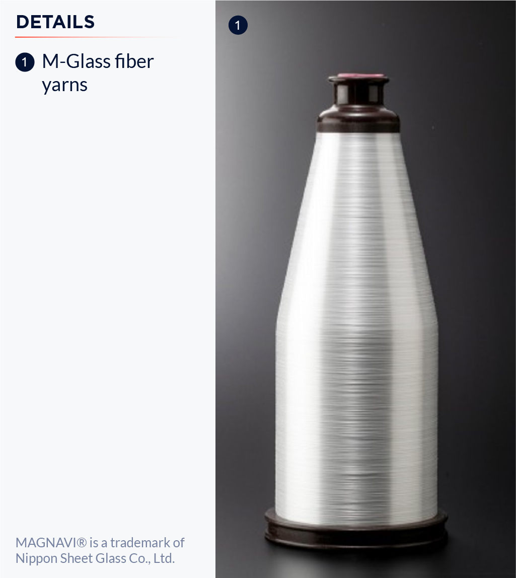 Magnavi-M glass Fiber: New high modulus glass fiber / Fibers | Aerospace