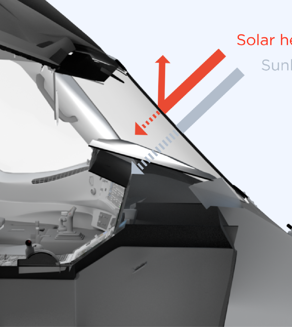 Improved comfort / Windshield | Aerospace