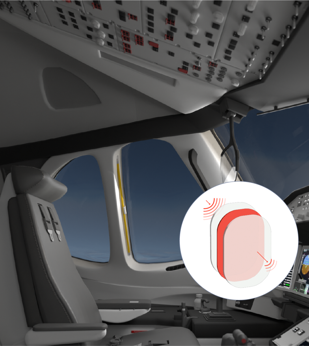 Acoustic comfort / improved comfort - windshield | Aerospace
