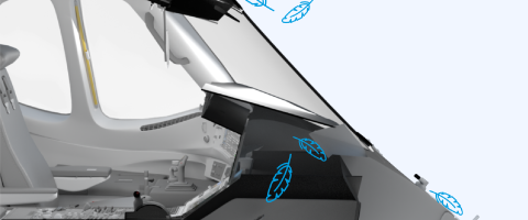 Anti-rain / improved comfort - windshield | Aerospace